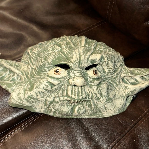 Star Wars | Costumes | Rare Star Wars Yodi Jedi Face Mask Costume ...